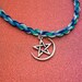Toric Flag Friendship Bracelet With Blue Plumeria Flower Charm, LGBT ...