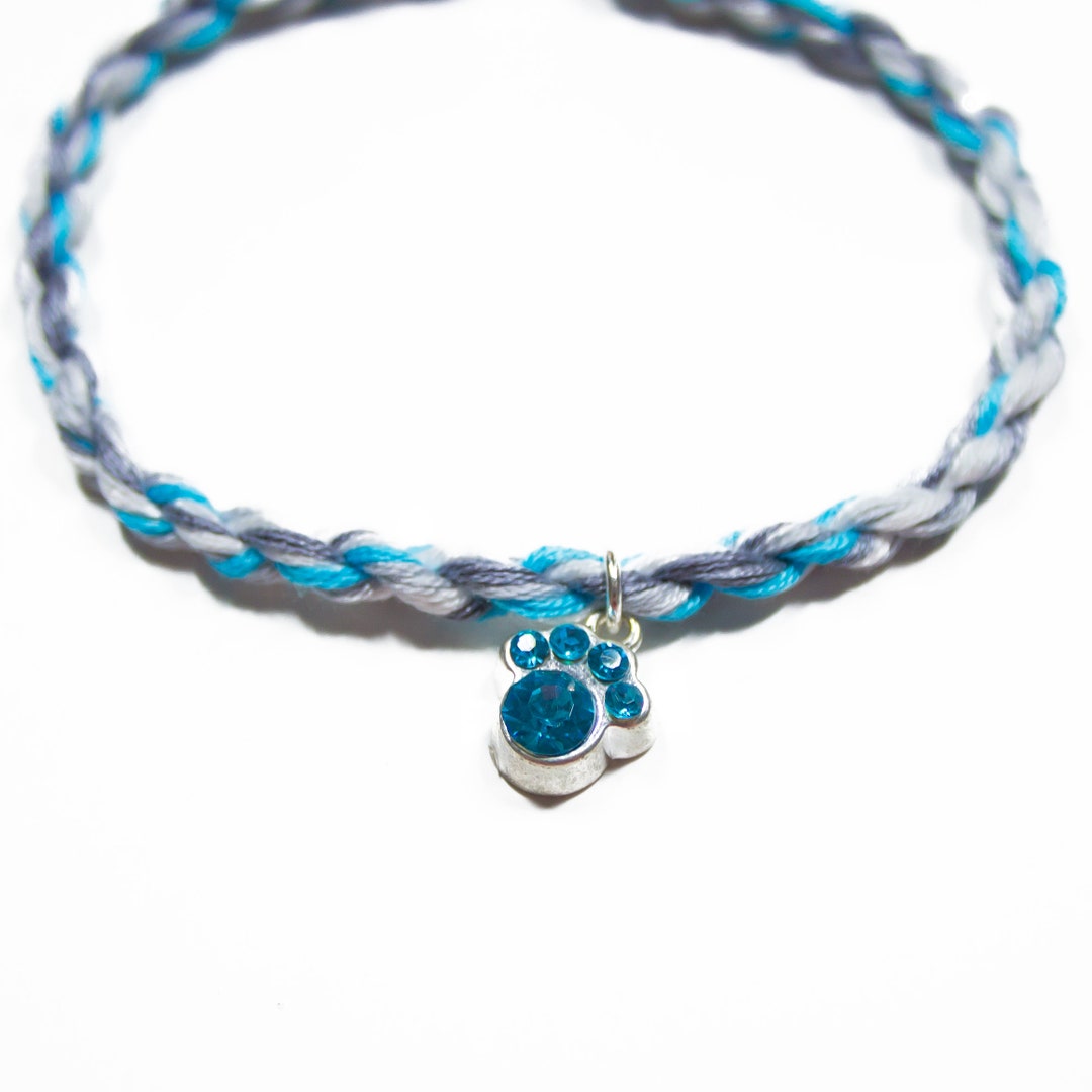 Demiboy Pride, Blue Paw Print Charm, LGBTQ Pride Jewelry, Demiboy Flag ...