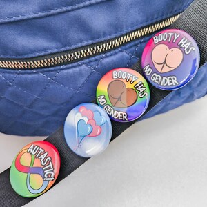 Disability Pride Pin Back Buttons, ADHD Awareness, Autism Pride ...