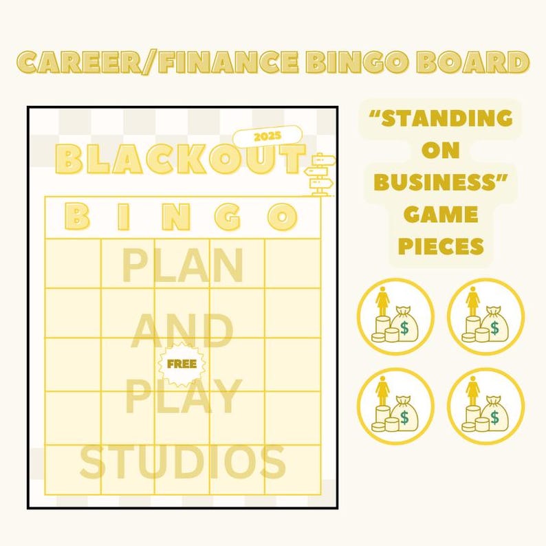 Goal Tracker Bingo - Etsy