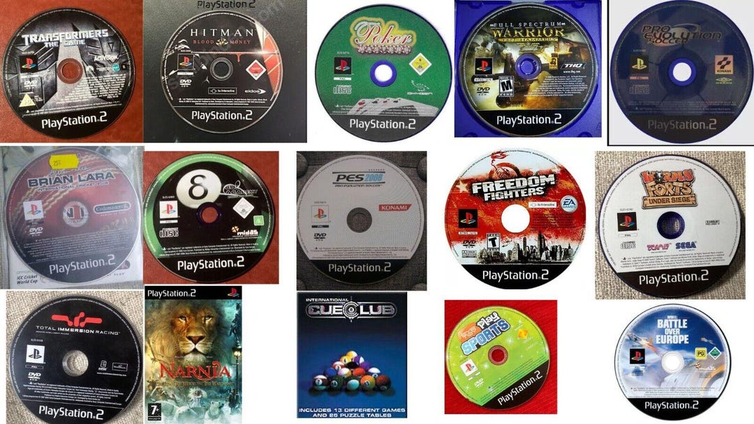 15 PS2 playstation2 Game Disc Job LOT RESELLERS COLLECTORS - Etsy