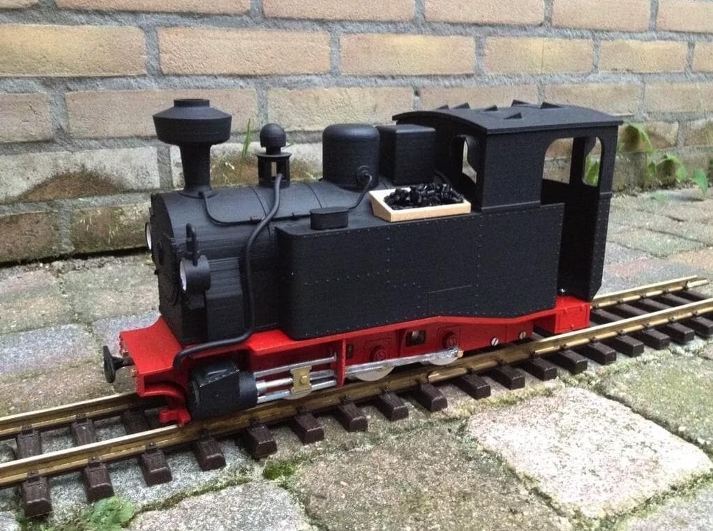 G-scale Locomotive 3d Printed Train Model Black Railway German - Etsy