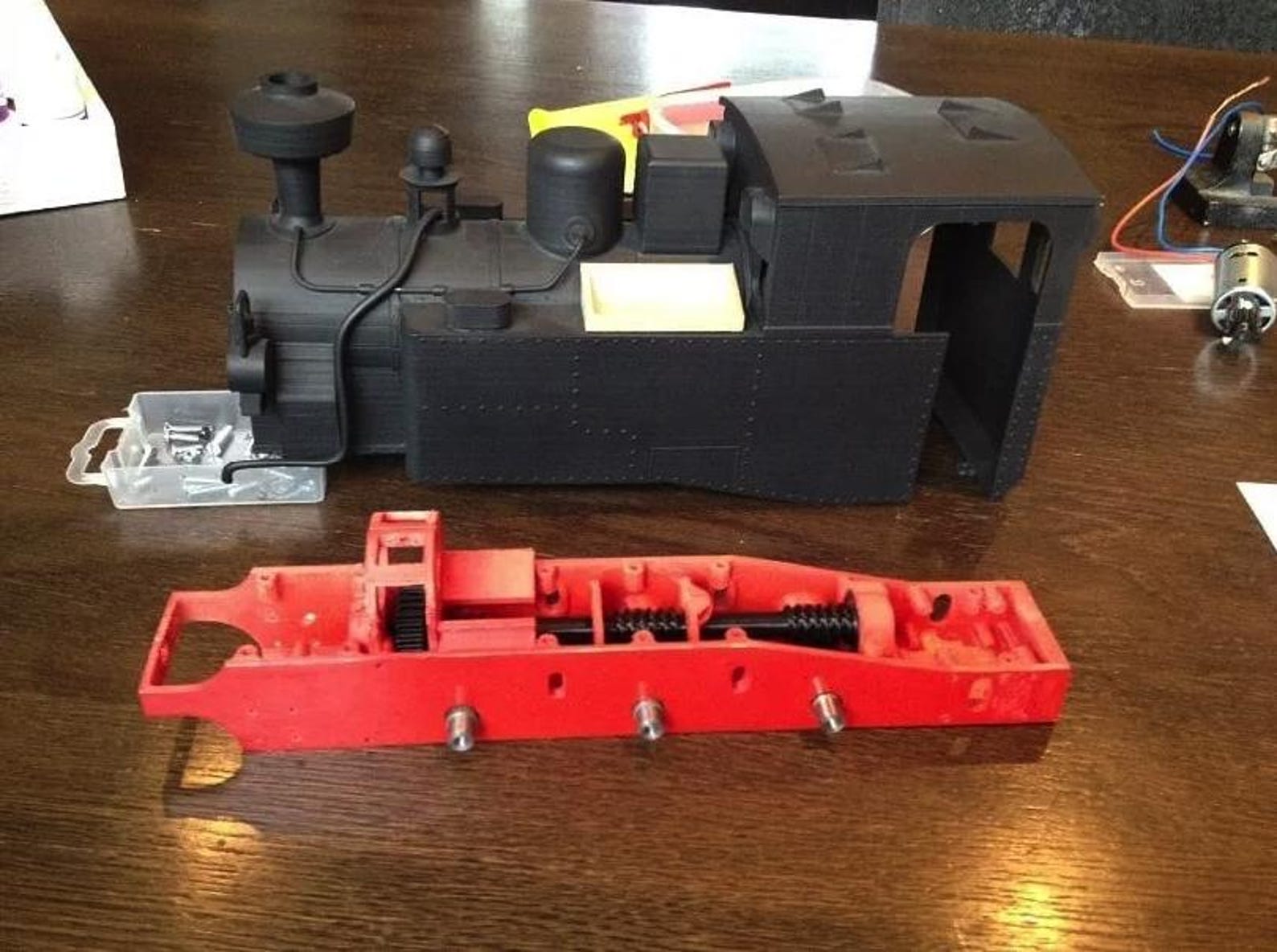 G-scale Locomotive 3d Printed Train Model Black Railway German - Etsy