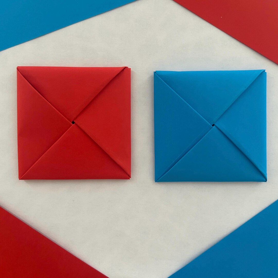 Ddakji Game Flip Battle Cards | Oringal Korean Ddakji Origami - Etsy