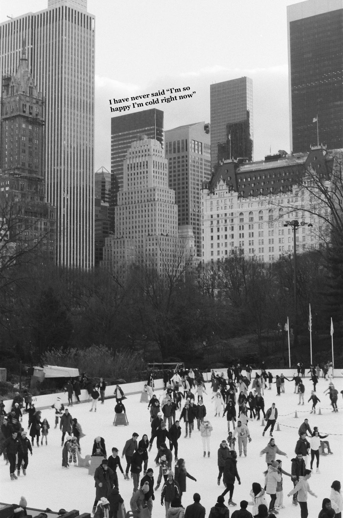 Cold Ice Skating - Central Park New York City Photography - Etsy