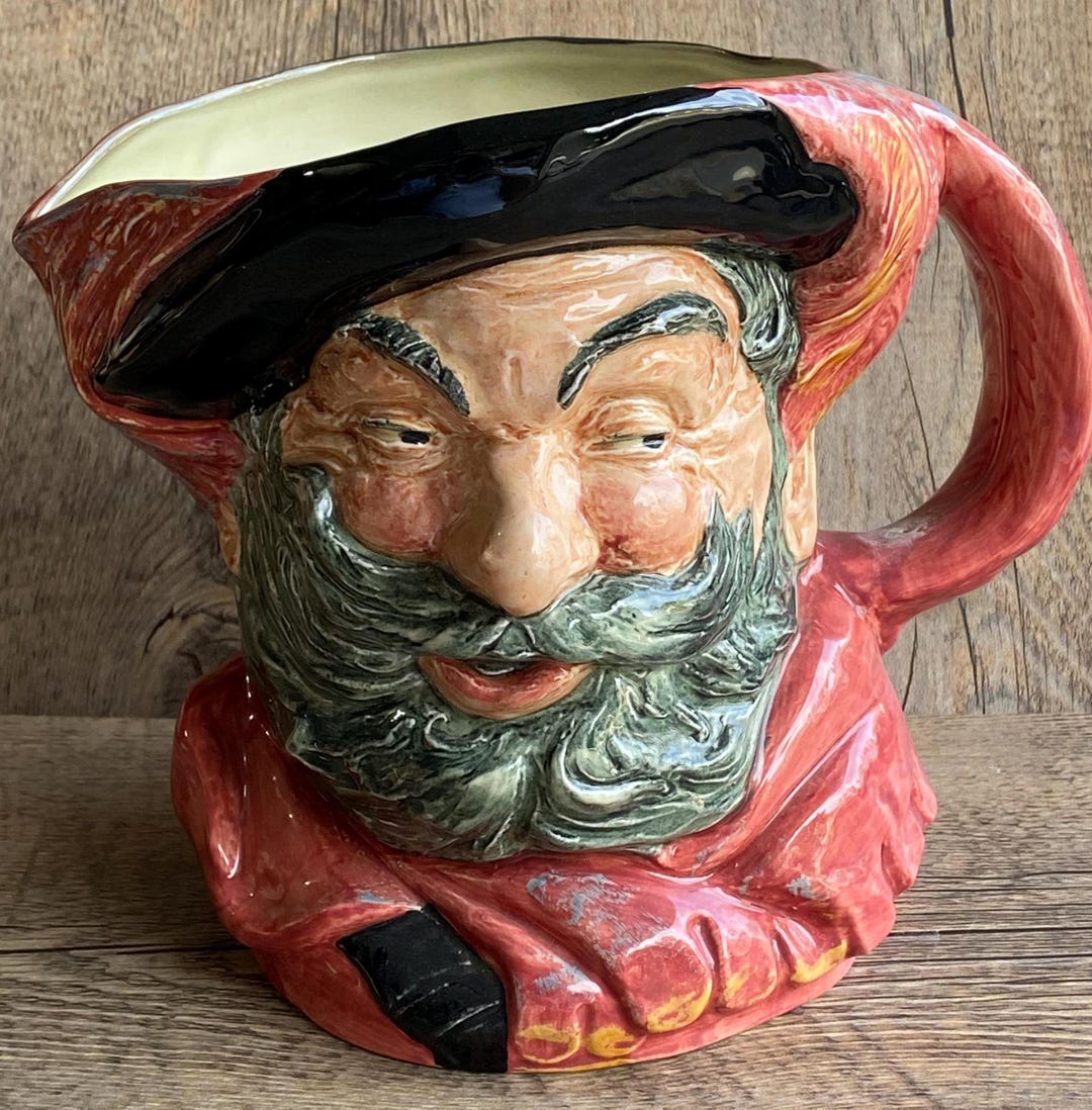 1949 Large ROYAL DOULTON Toby Mug Jug sir John Falstaff 6.5jug Hand ...
