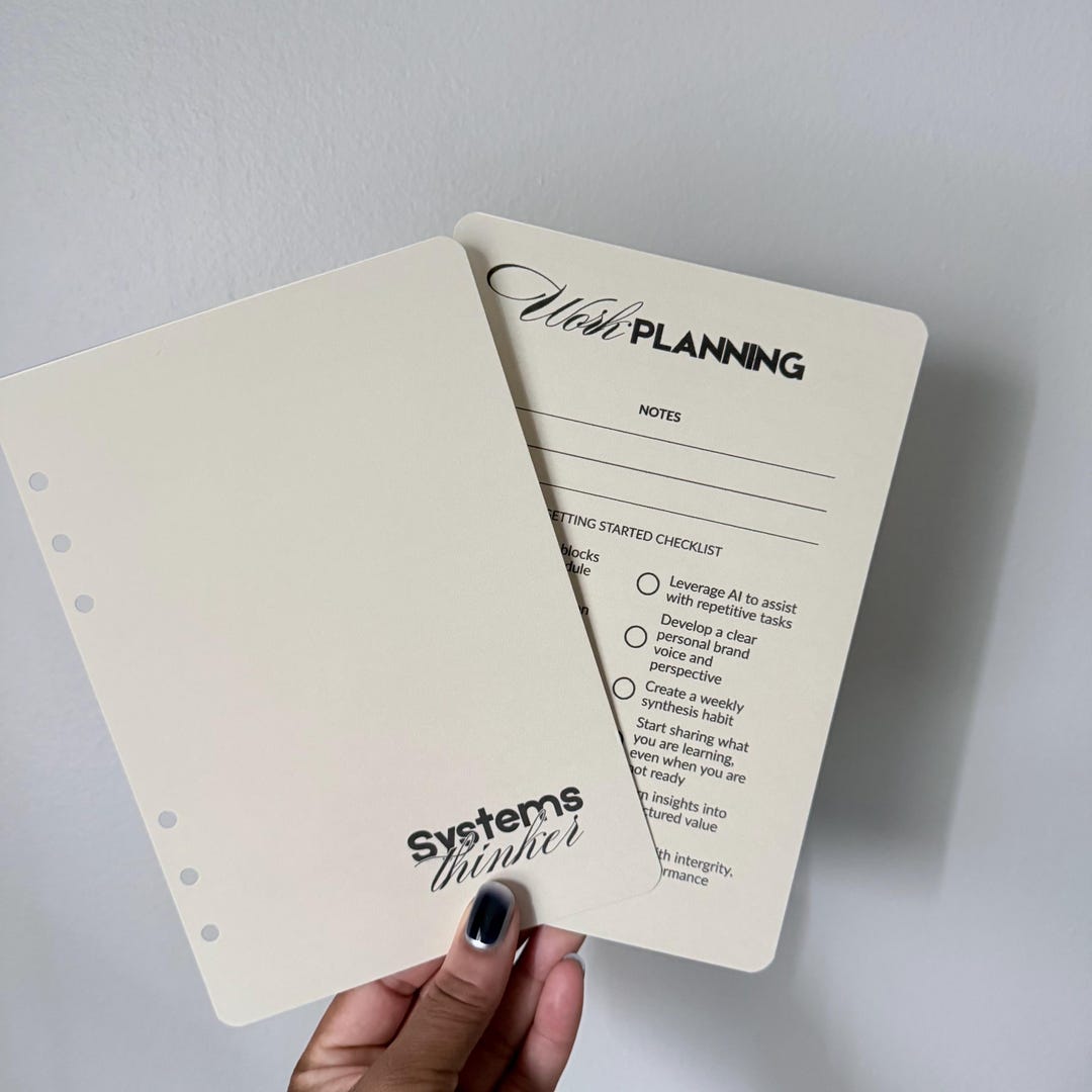A5 Planner Inserts | Work Planner Bundle | Printed Corporate Dashboard ...