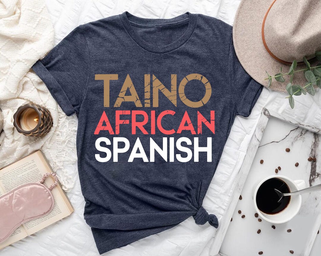 Taino African Spanish Heritage Tee - Boricua Roots Pride - Etsy