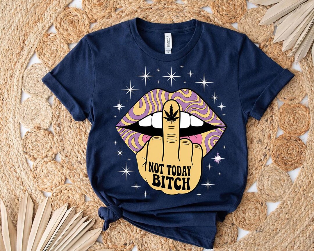 Sassy Middle Finger Graphic Tee - Bold Attitude Hippie Shirt - Etsy
