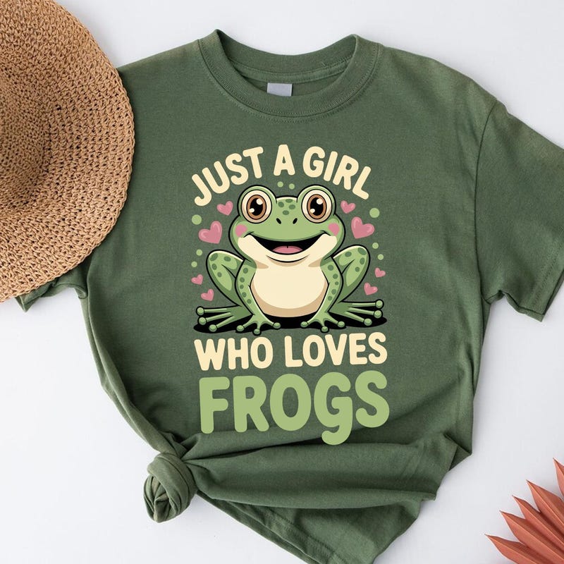 Girl Frog - Etsy