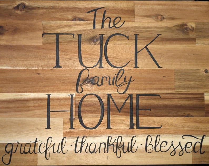 Custom Wooden Sign - Etsy