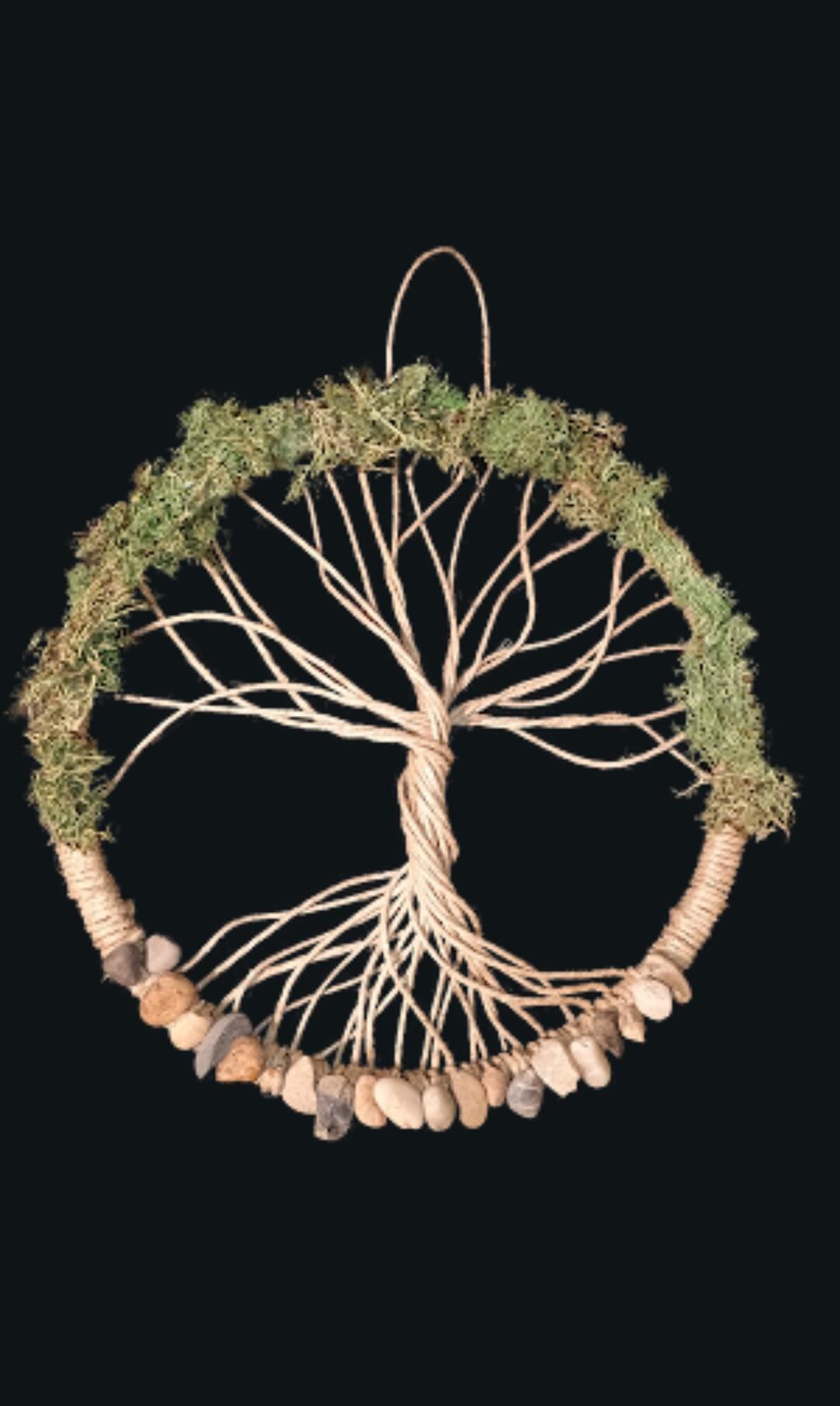 Customizable Tree of Life Twine Rock Border - Etsy