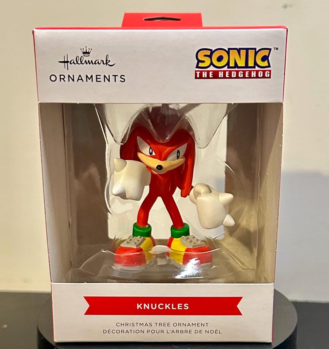 Hallmark Sonic the Hedgehog Knuckles Christmas Ornament - Etsy