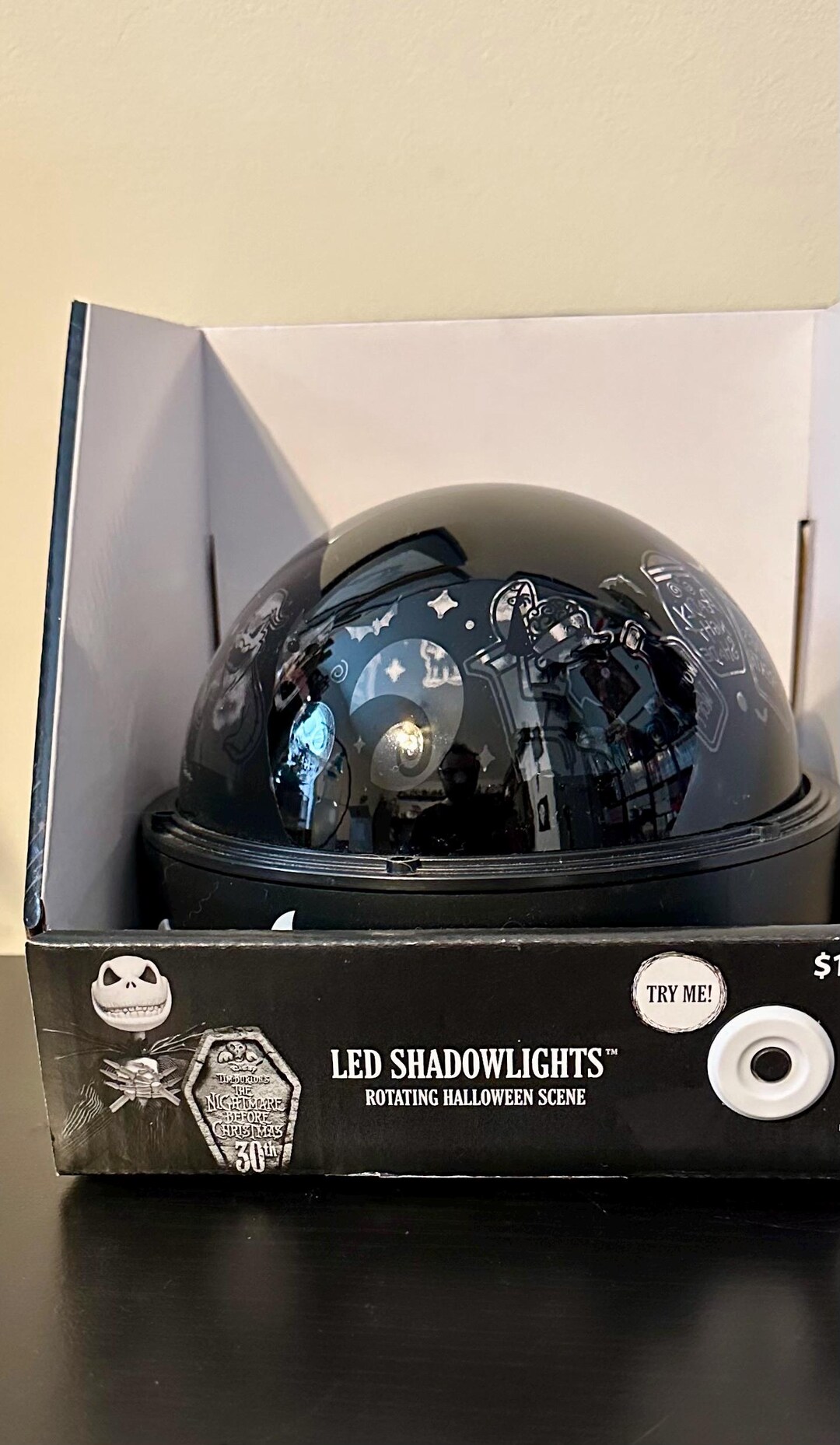 Nightmare Before Christmas LED Shadowlight Rotating Halloween Scene - Etsy