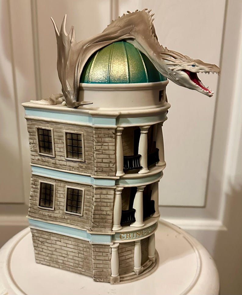 Harry Potter Dragon Gringotts Vinyl Bank - Etsy