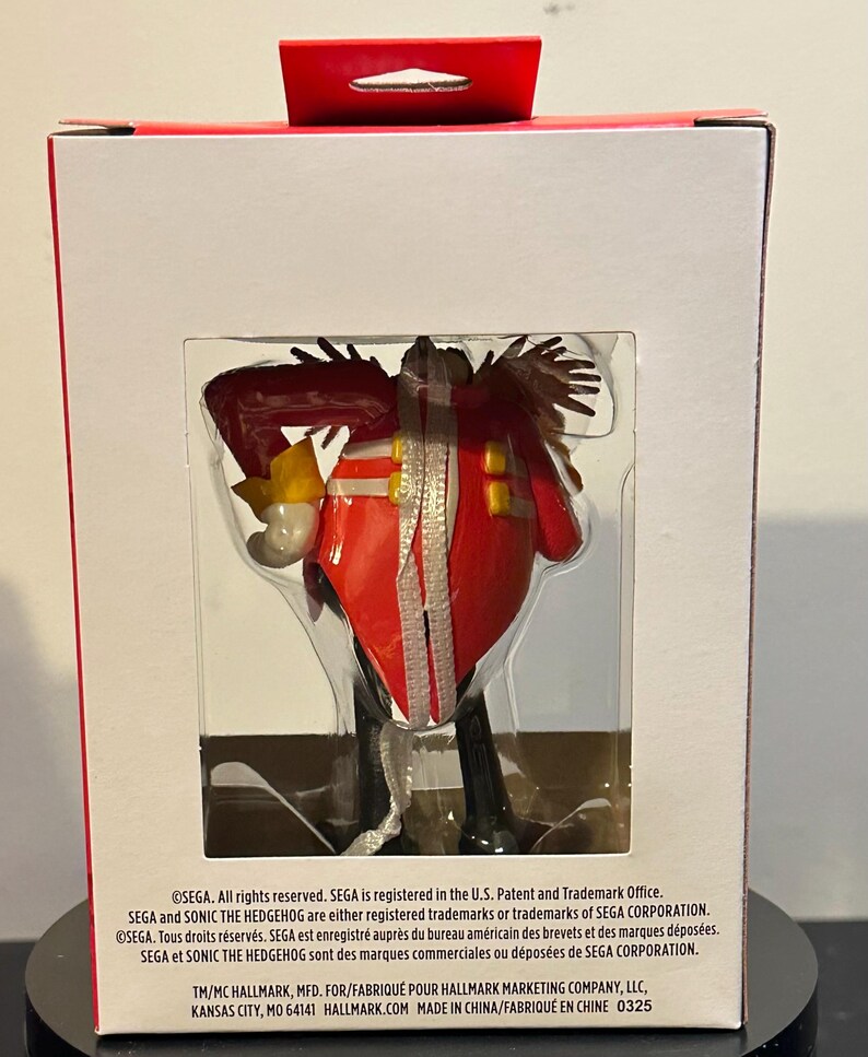 Hallmark Sonic the Hedgehog Dr. Eggman Villain Christmas Ornament - Etsy UK