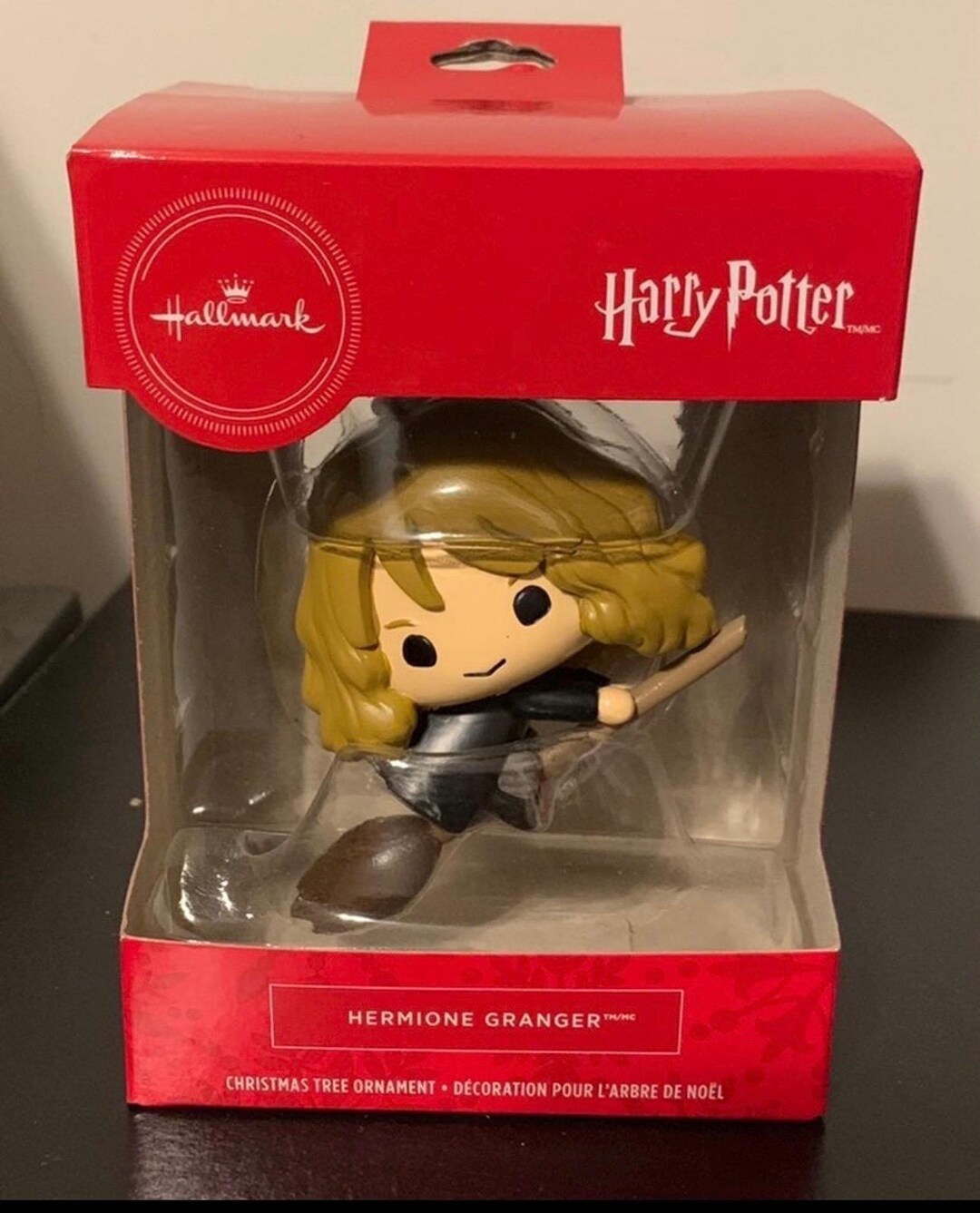 Hallmark Harry Potter Hermione Granger Flying on Broom Boxed Christmas ...
