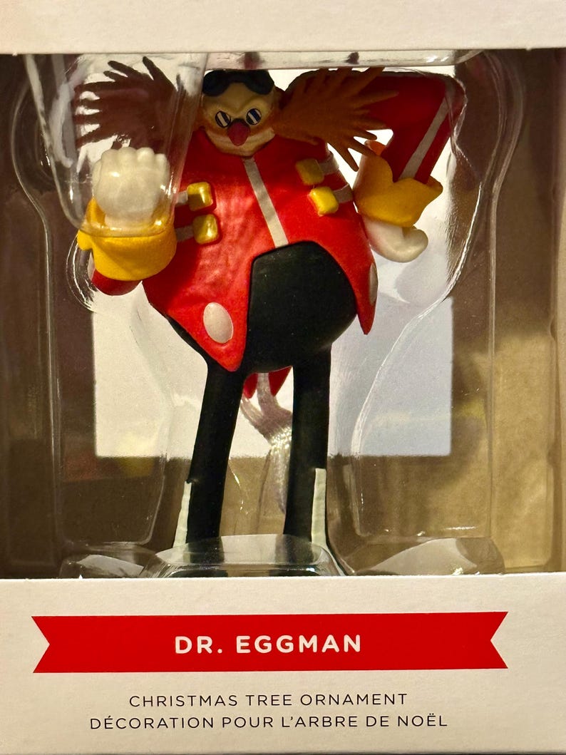 Hallmark Sonic the Hedgehog Dr. Eggman Villain Christmas Ornament - Etsy UK