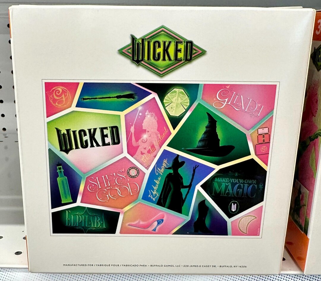 Wicked Elphaba and Glinda Pink and Green Magic Icons 300 Piece Boxed ...