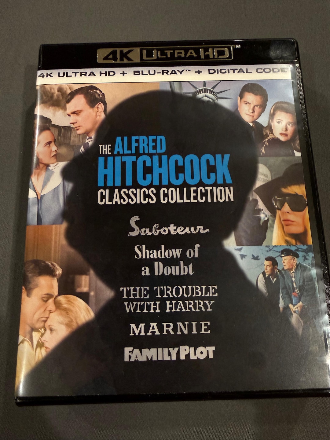 Alfred Hitchcock Classics Collection 4K Vol. 2 Custom Cover W/ Case ...