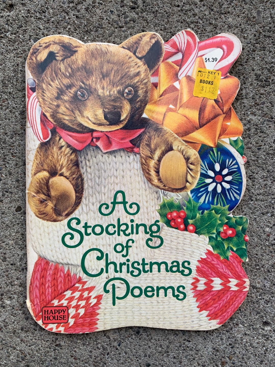 Vintage A Stocking of Christmas Poems Childrens Book - Etsy
