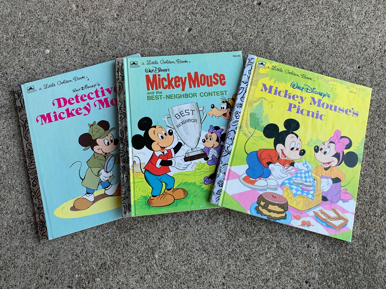 Vintage Lot of Three 3 Mickey Mouse Little Golden Books - Etsy