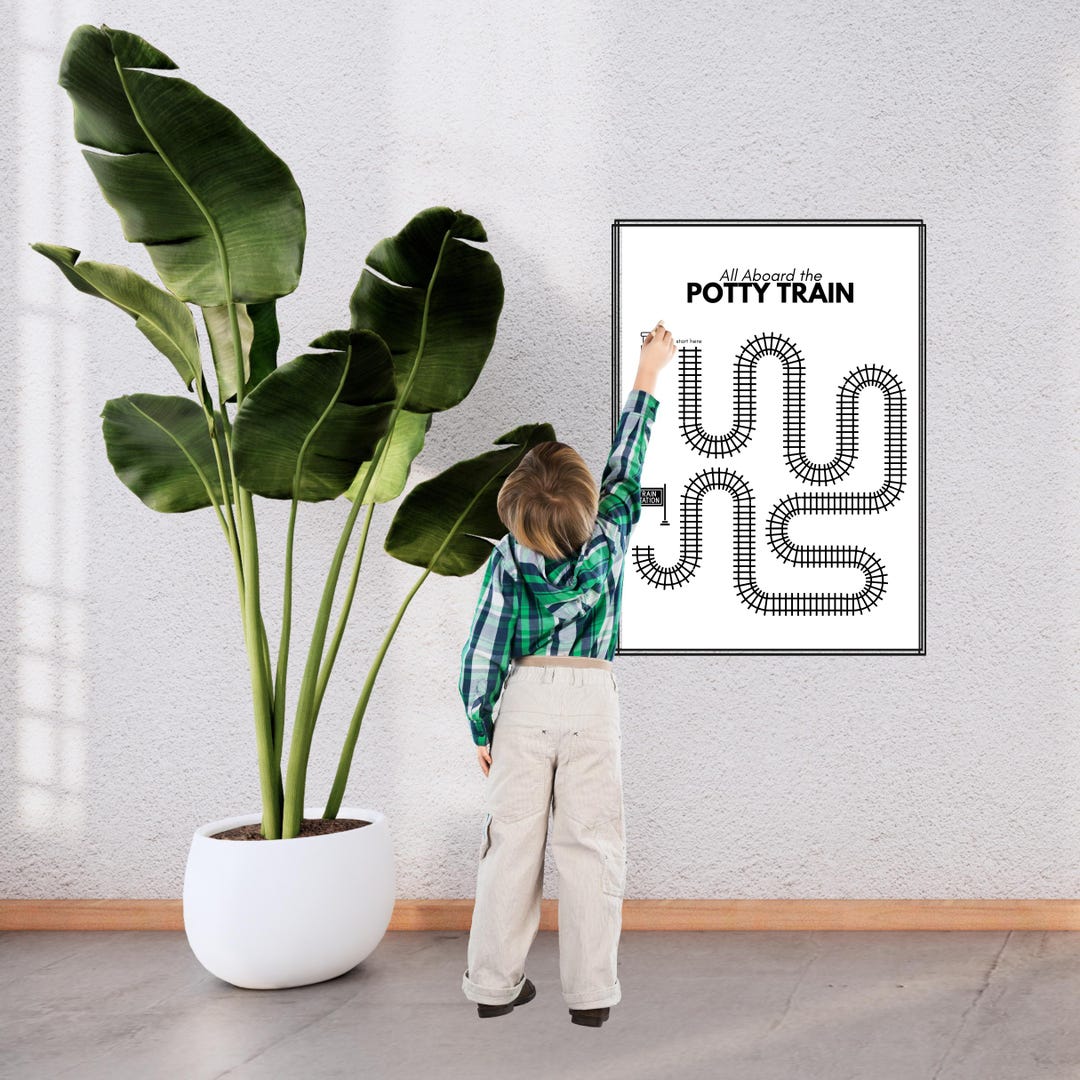 Potty Train | Printable Educational Worksheets for Toddlers and ...