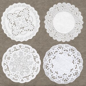 Doily Clipart, Digital Doilies, Printable Doilies, Vintage Doilies ...