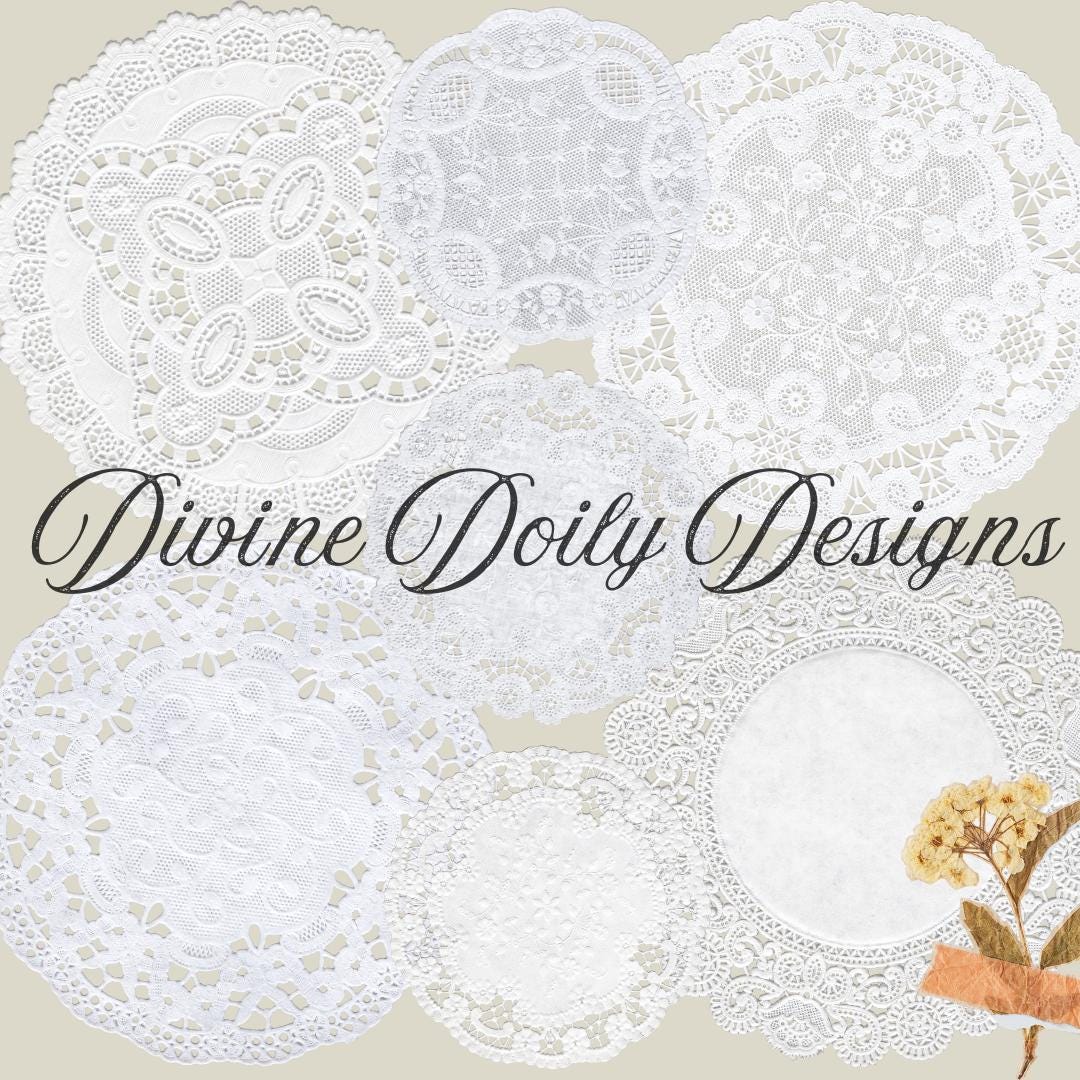 Digital Lace Stickers, Digital Doilies, Printable Doilies, Printable ...