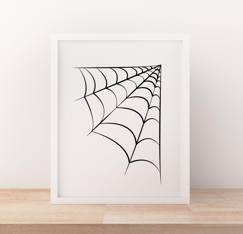 Spider Web SVG Bundle, Spooky Halloween Clipart, Creepy Web Borders ...