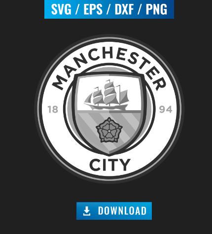Manchester City SVG, PNG, PDF & Dxf Files T-shirt Design Digital Prints ...