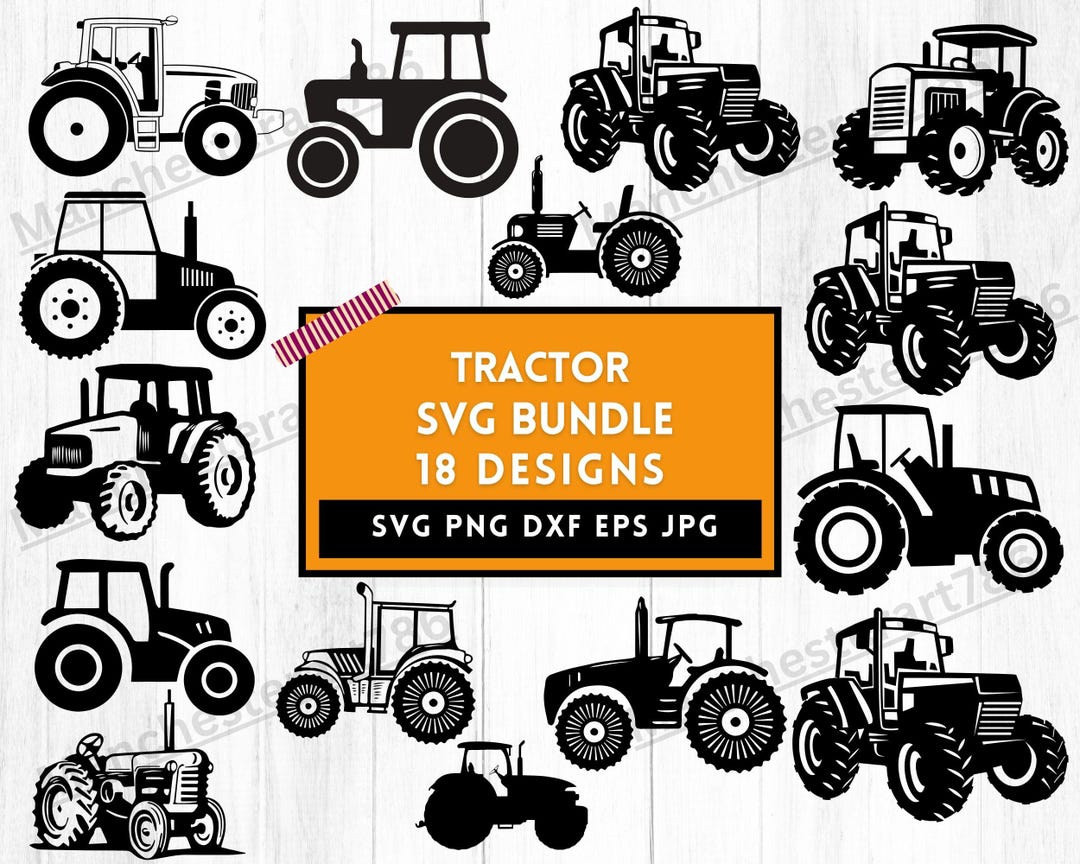 Tractor Svg, Tractor Png, Svg for Shirts, Kids Tractor Svg, Tractor ...