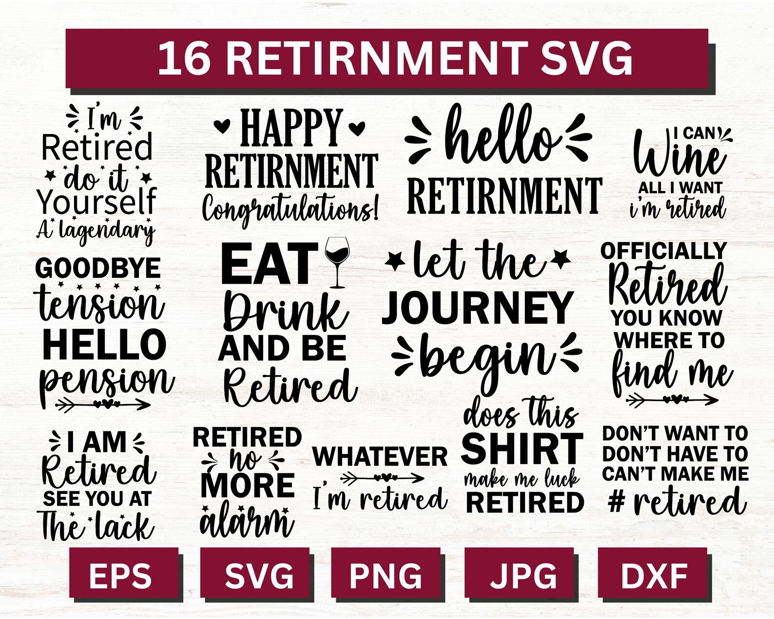 Retirement Svg, Retirement Svg Png, Happy Retirement Svg, Retirement ...