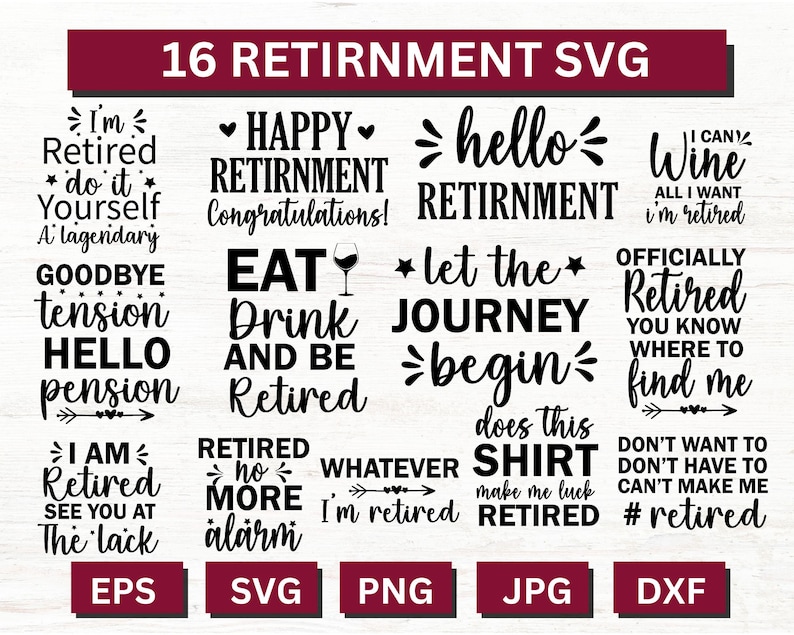 Retirement Svg, Retirement Svg Png, Happy Retirement Svg, Retirement ...