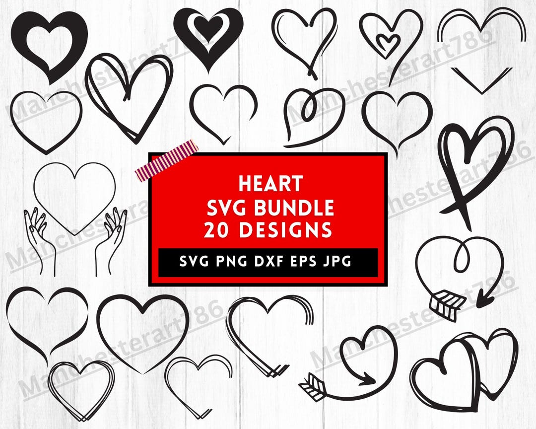 Heart Svg, Heart Svg Png, Cute Heart Svg, Love Heart Svg, Open Heart ...