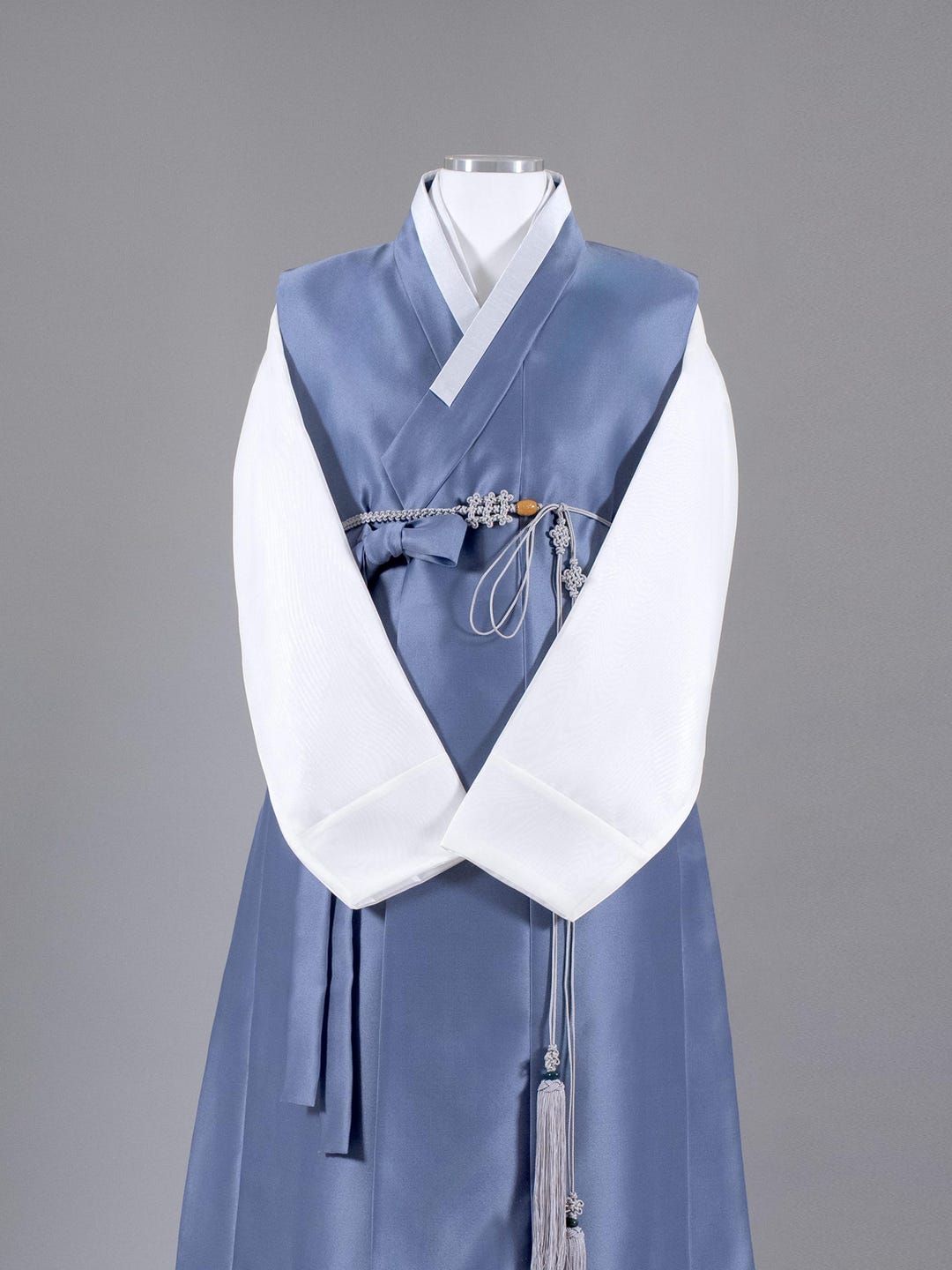 EMH001 L Sagewind Traditional Man Hanbok in Blue | Traditional Hanbok ...
