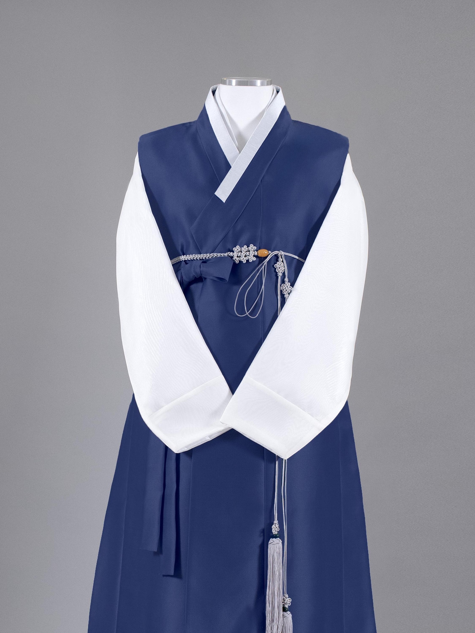 EMH010 L Sagewind Traditional Man Hanbok in Navy | Traditional Hanbok ...