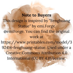 Elegant Fenghuang Statue - Symbol of Prosperity and Harmony - Etsy