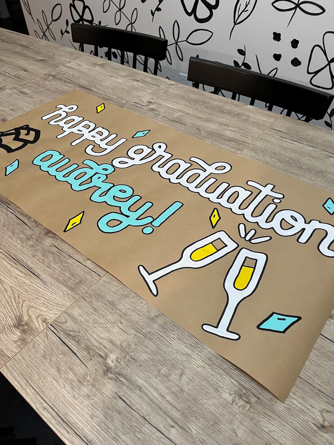 Custom Brown Paper Banner - Etsy