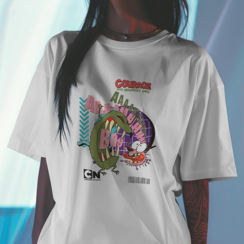 Courage the Cowardly Dog T-shirt - Etsy