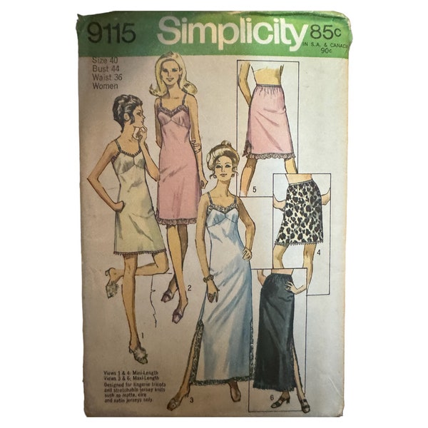 Full Slip Pattern - Etsy