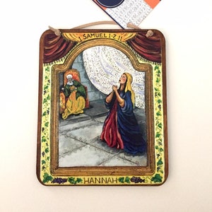 St Hannah Saint Hanna Catholic Art Old Testament Female Hero - Etsy