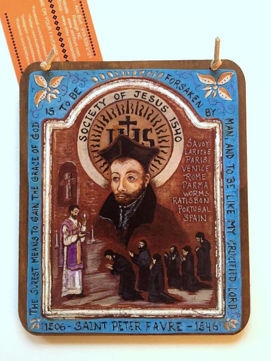 St. Peter Saint Peter Faber Favre Jesuit Priest Religious Gift - Etsy