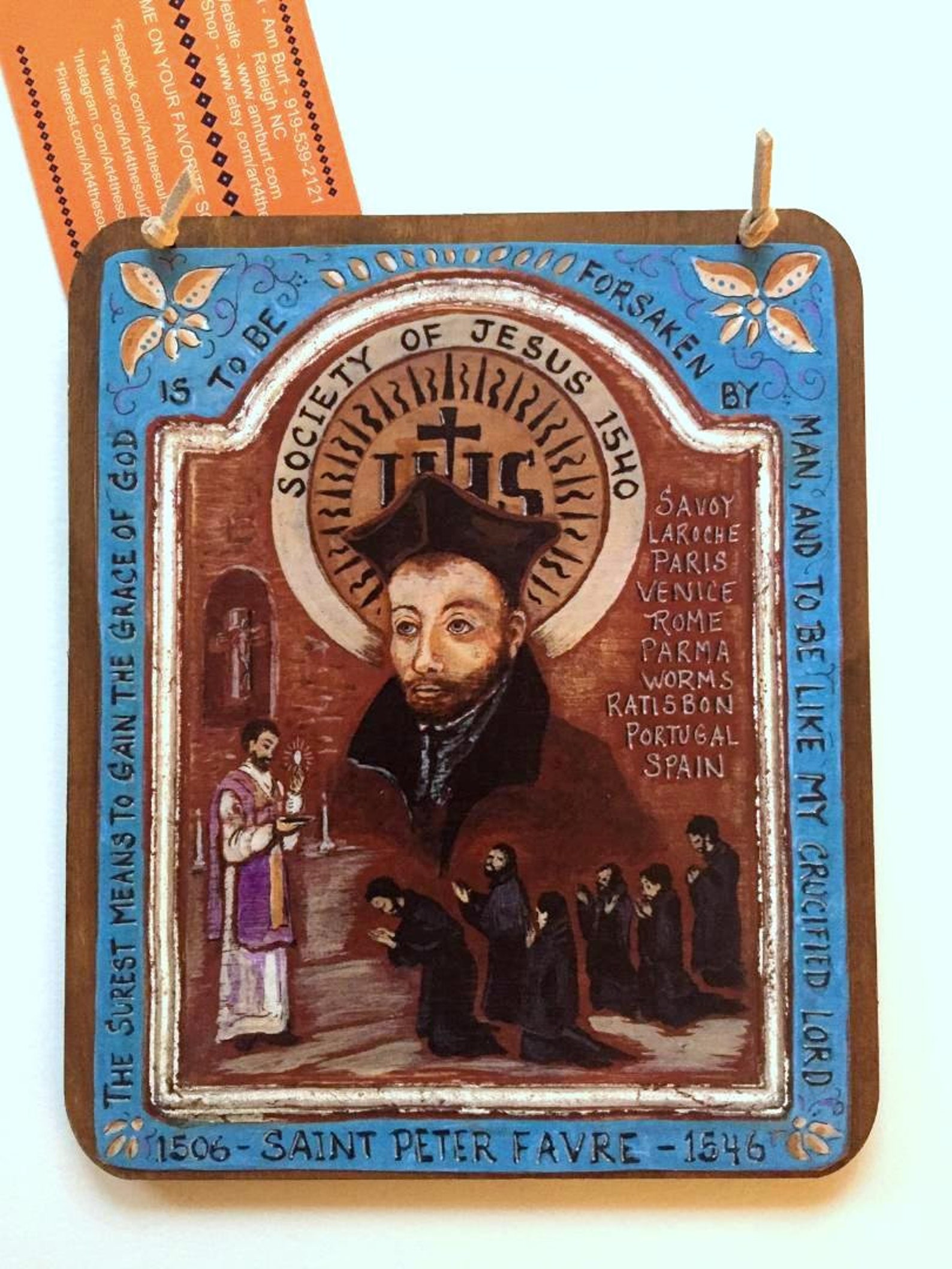 St. Peter Saint Peter Faber Favre Jesuit Priest Religious Gift | Etsy