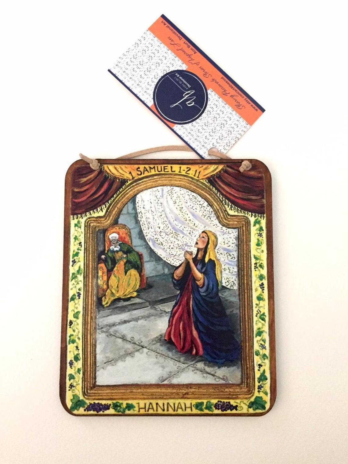 St Hannah Saint Hanna Catholic Art Old Testament Female Hero | Etsy