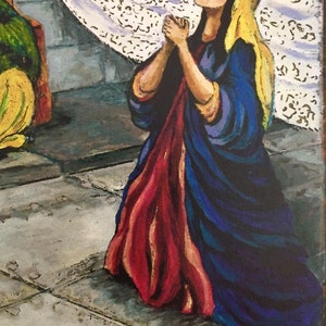 St Hannah Saint Hanna Catholic Art Old Testament Female Hero - Etsy