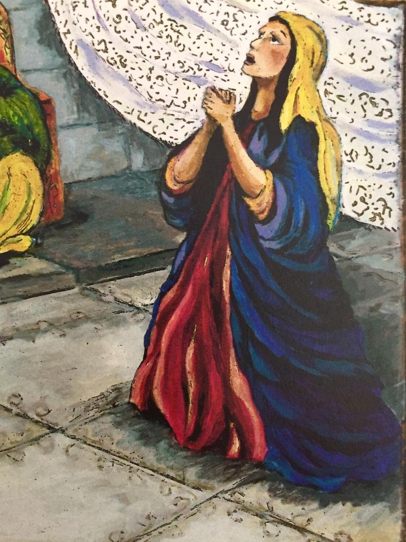 St Hannah Saint Hanna Catholic Art Old Testament Female Hero - Etsy