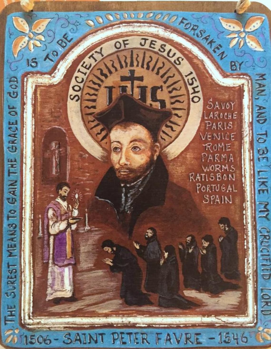 St. Peter Saint Peter Faber Favre Jesuit Priest Religious Gift | Etsy