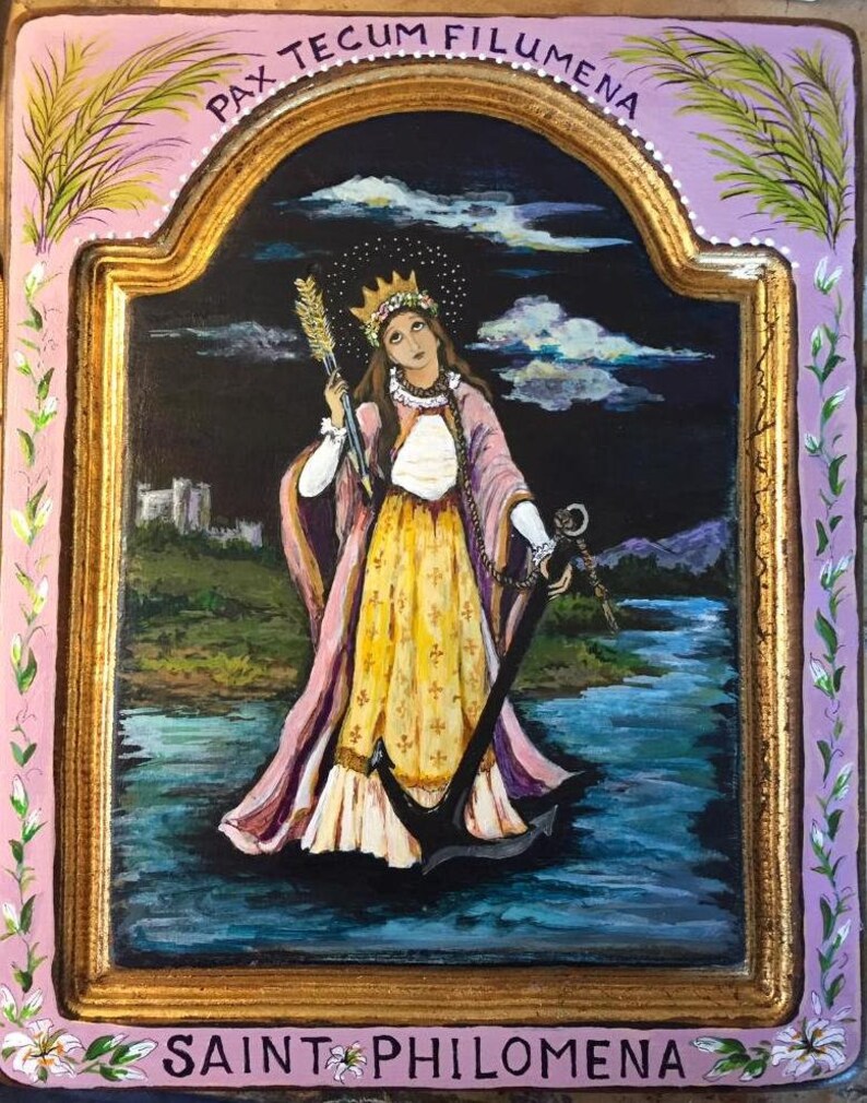 Saint Philomena Filomena Catholic St. Philomena Saint of the - Etsy