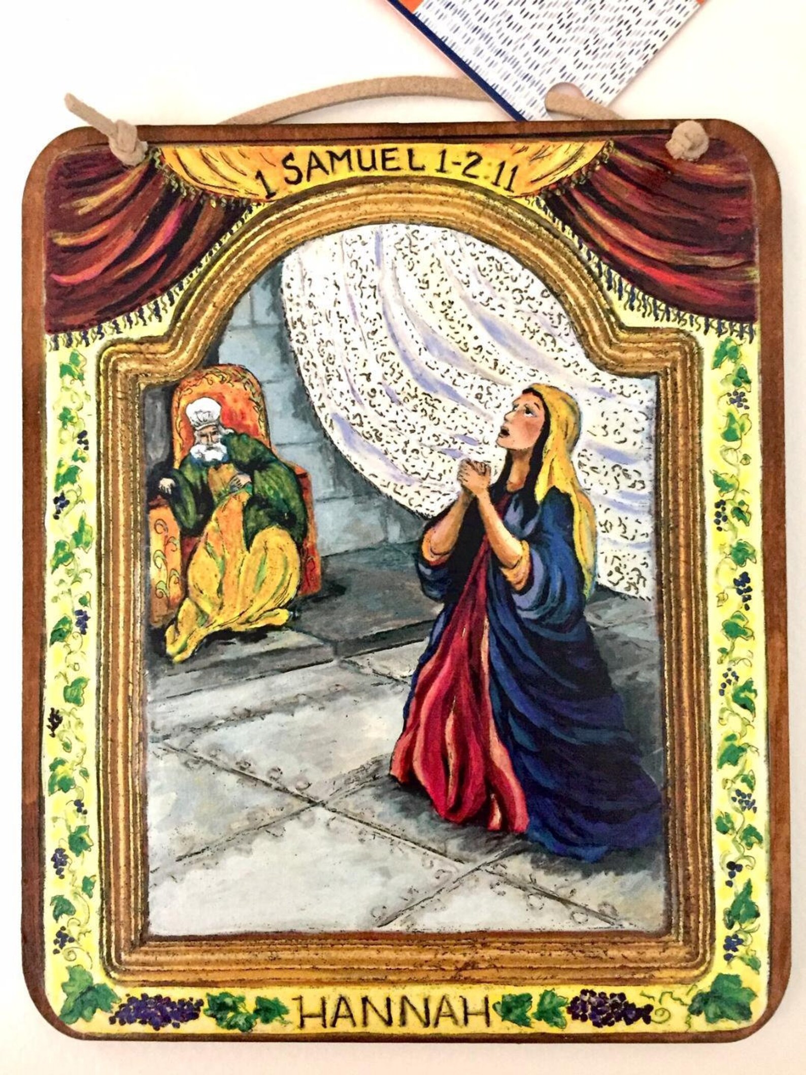 St Hannah Saint Hanna Catholic Art Old Testament Female Hero - Etsy